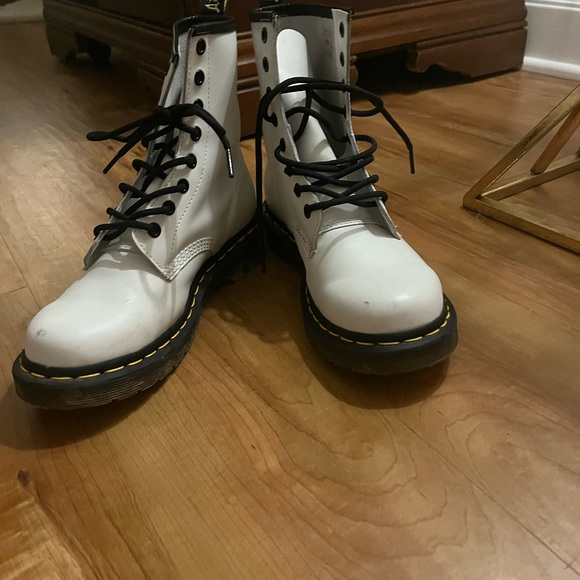 Dr. Martens | Shoes | Dr Martens White Boots | Poshmark